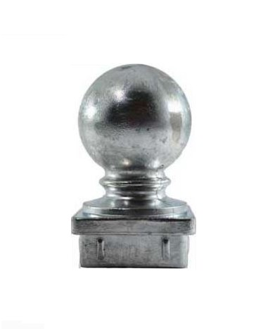 Aluminum Post Ball Cap for 75x75mm Tube | Tigerlink